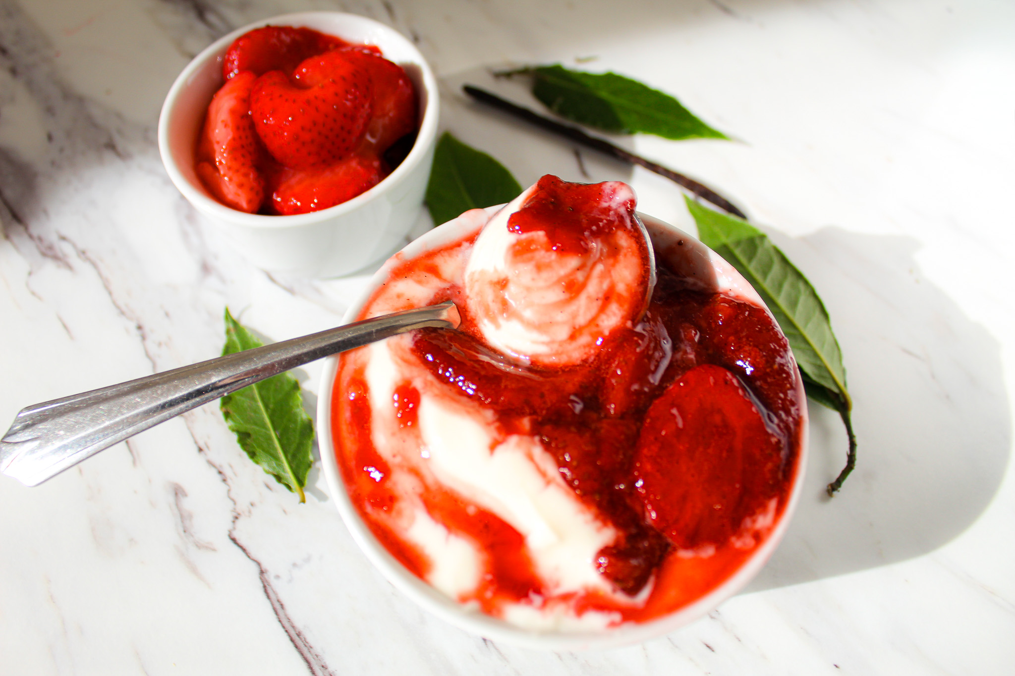 Stewed Frozen Strawberries with Bay Leaf for Yogurt Bowls - The Sifted ...