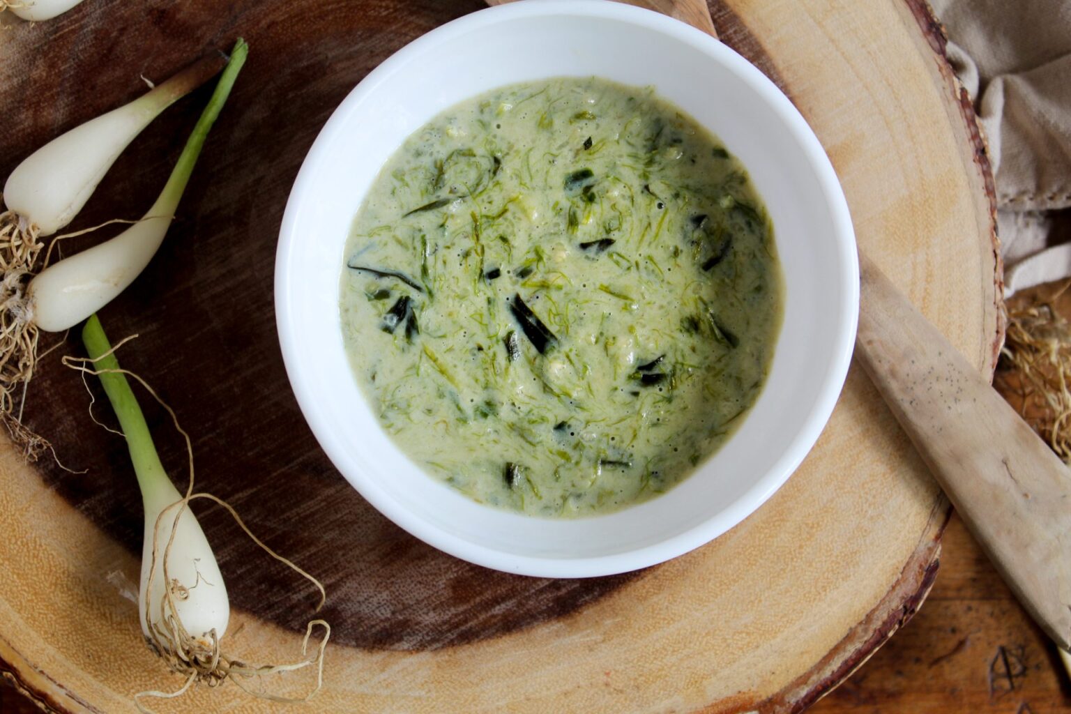 Spring Ramp Sauce Recipe - The Sifted Field